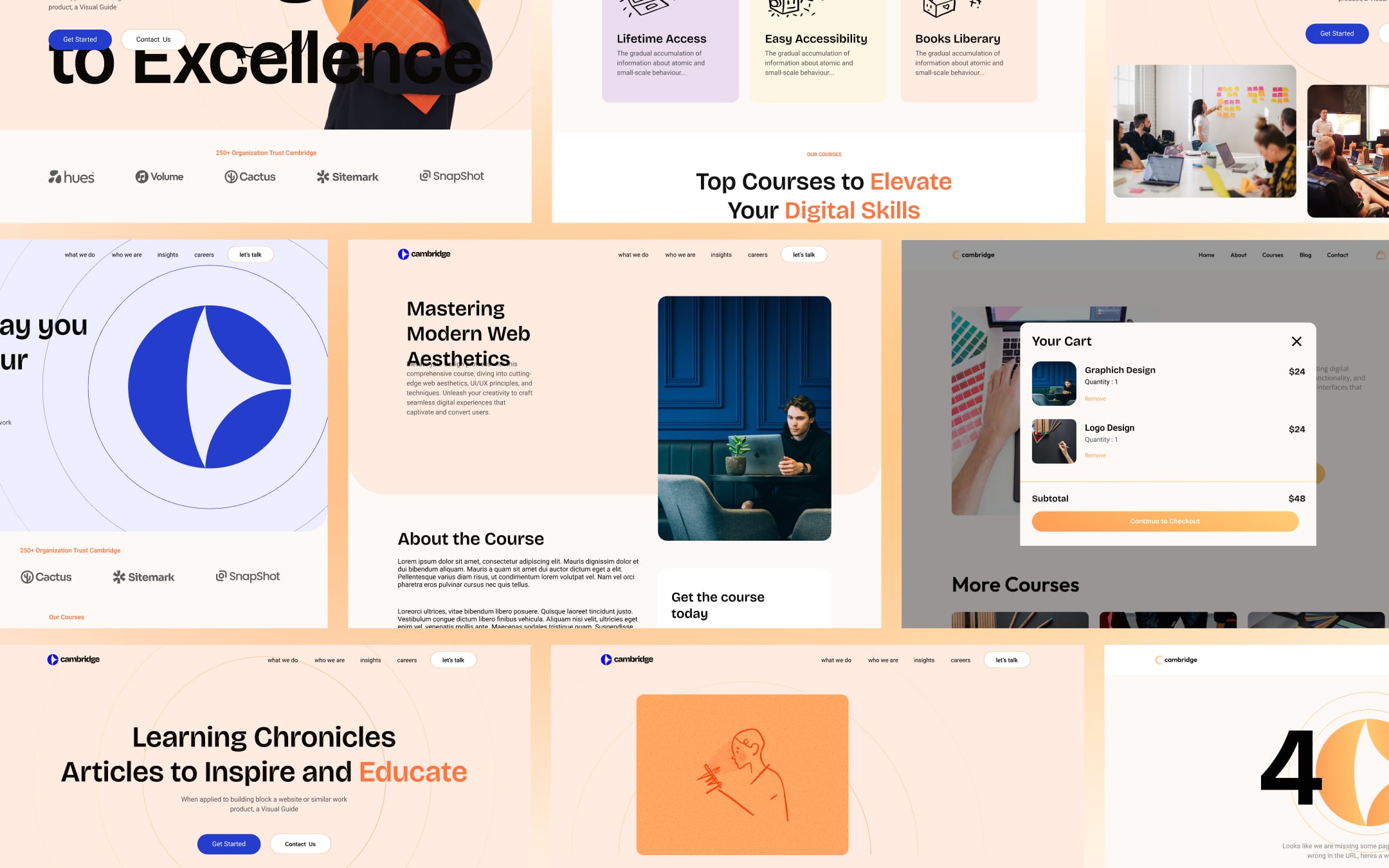 Cambridge - University Webflow Template | Wedoflow